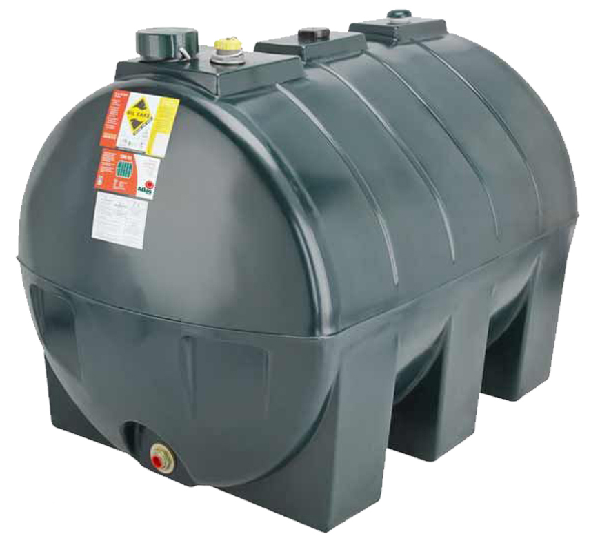 Atlas 1300HA Horizontal Single Skin Oil Tank | Tanks R Us