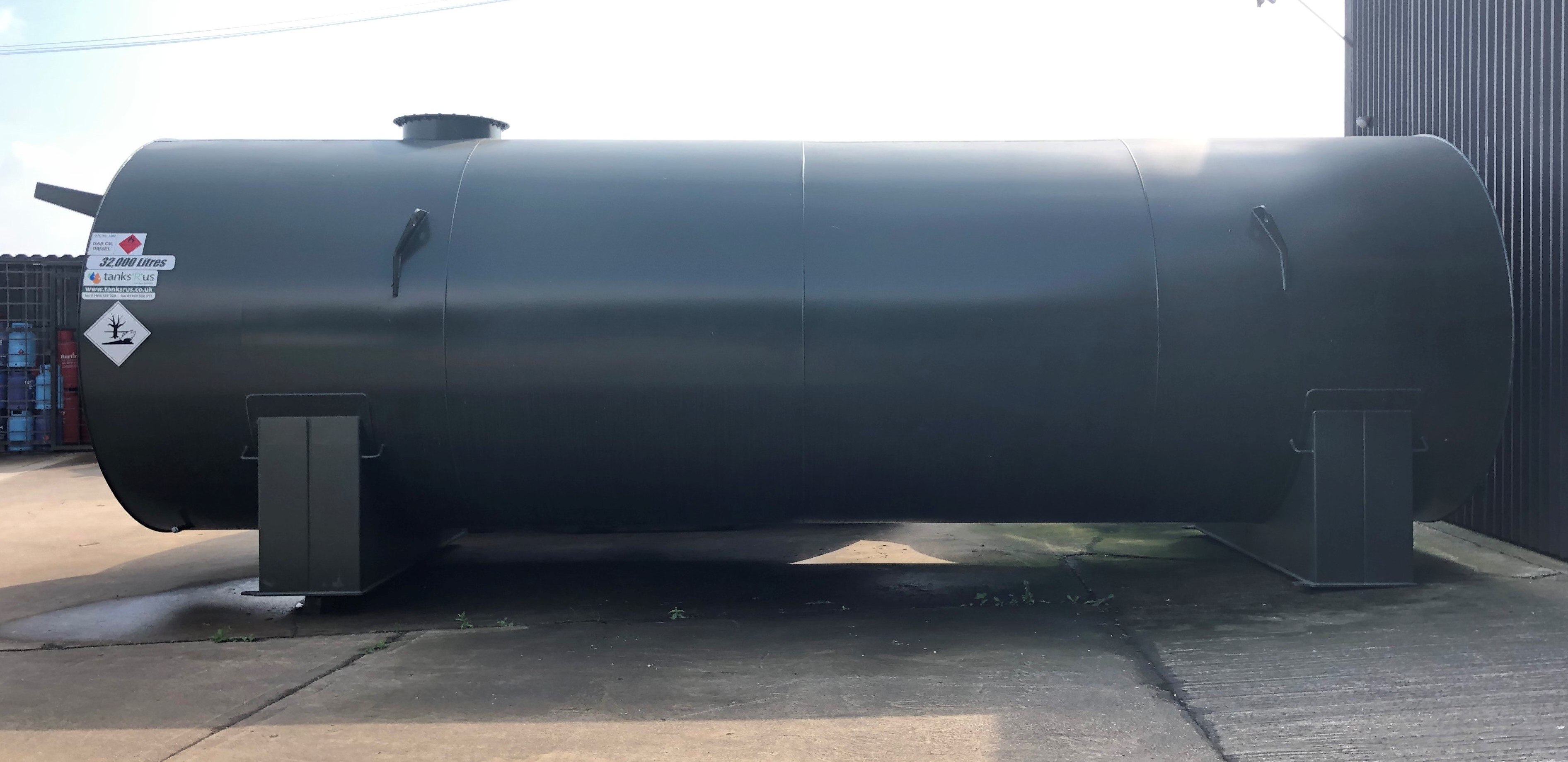 32000 Litre Steel Bunded Horizontal Diesel Tank | Tanks R Us