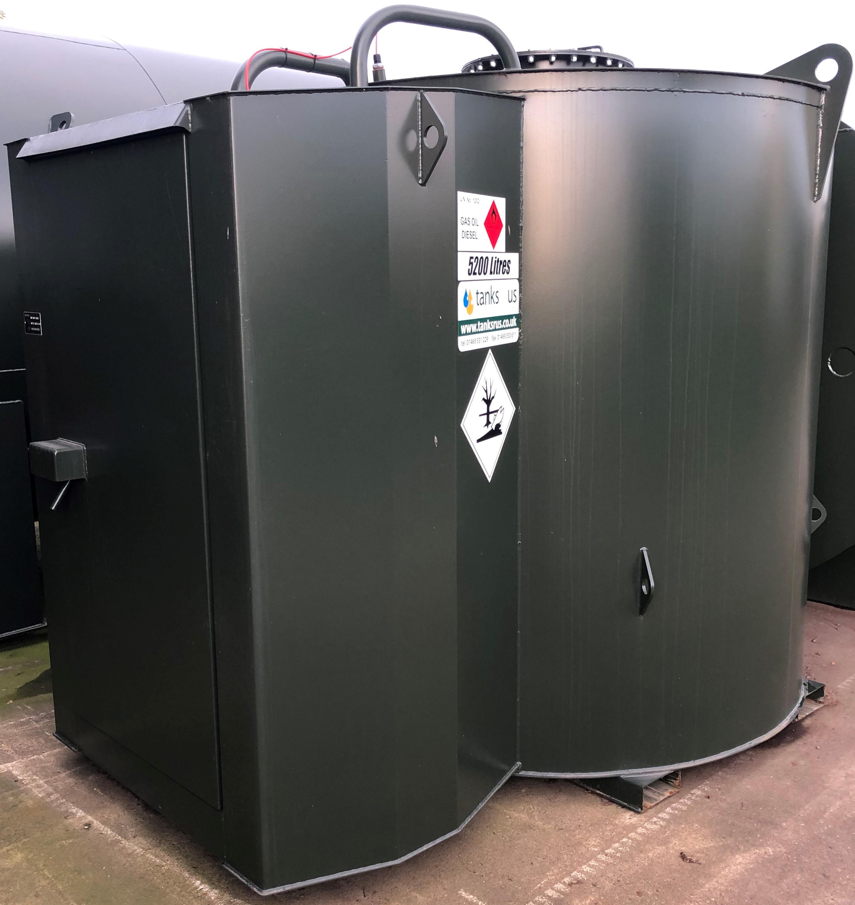 5200 Litre Steel Bunded Vertical Diesel Tank | Tanks R Us