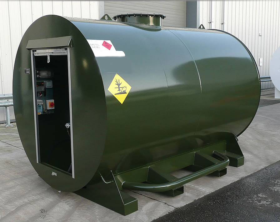 7500 Litre Steel Bunded Horizontal Diesel Tank | Tanks R Us