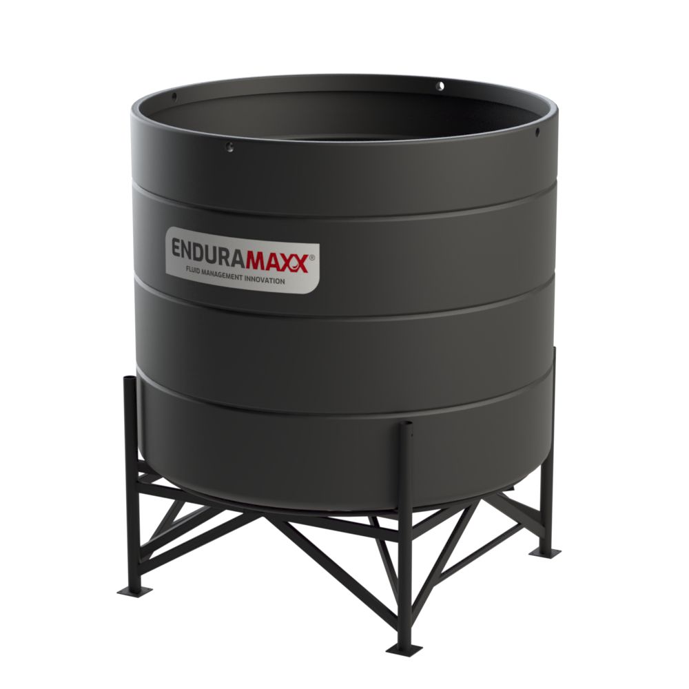 Enduramaxx 4200 Litre 15 Degree Open Top Cone Tank With Frame | Tanks R Us