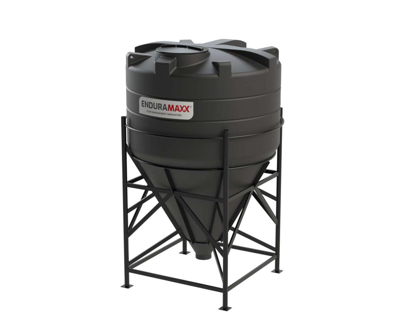 Enduramaxx 5000 Litre 60 Degree Cone Tank With Frame | Tanks R Us