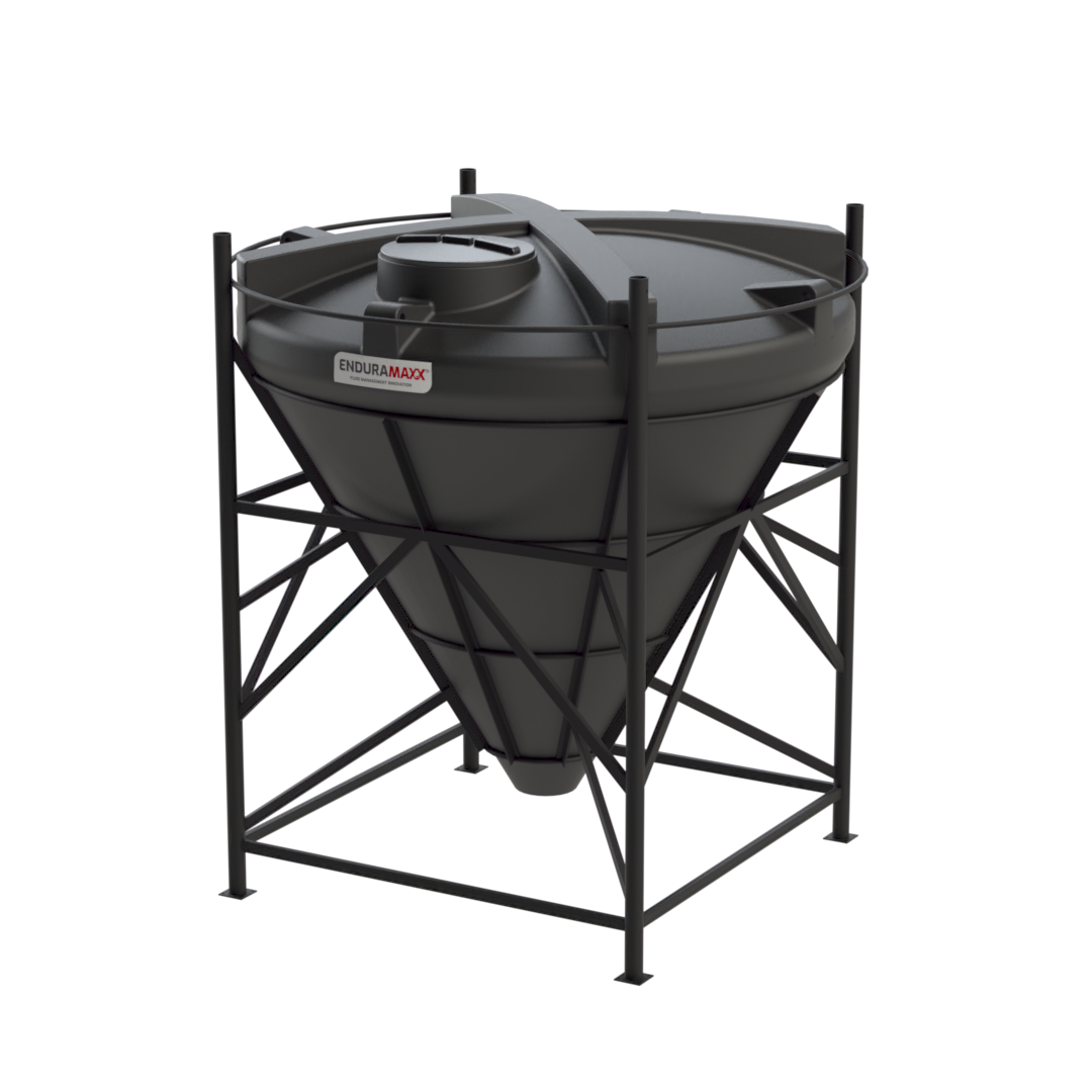 Enduramaxx 5500 Litre 60 Degree Cone Tank With Frame | Tanks R Us