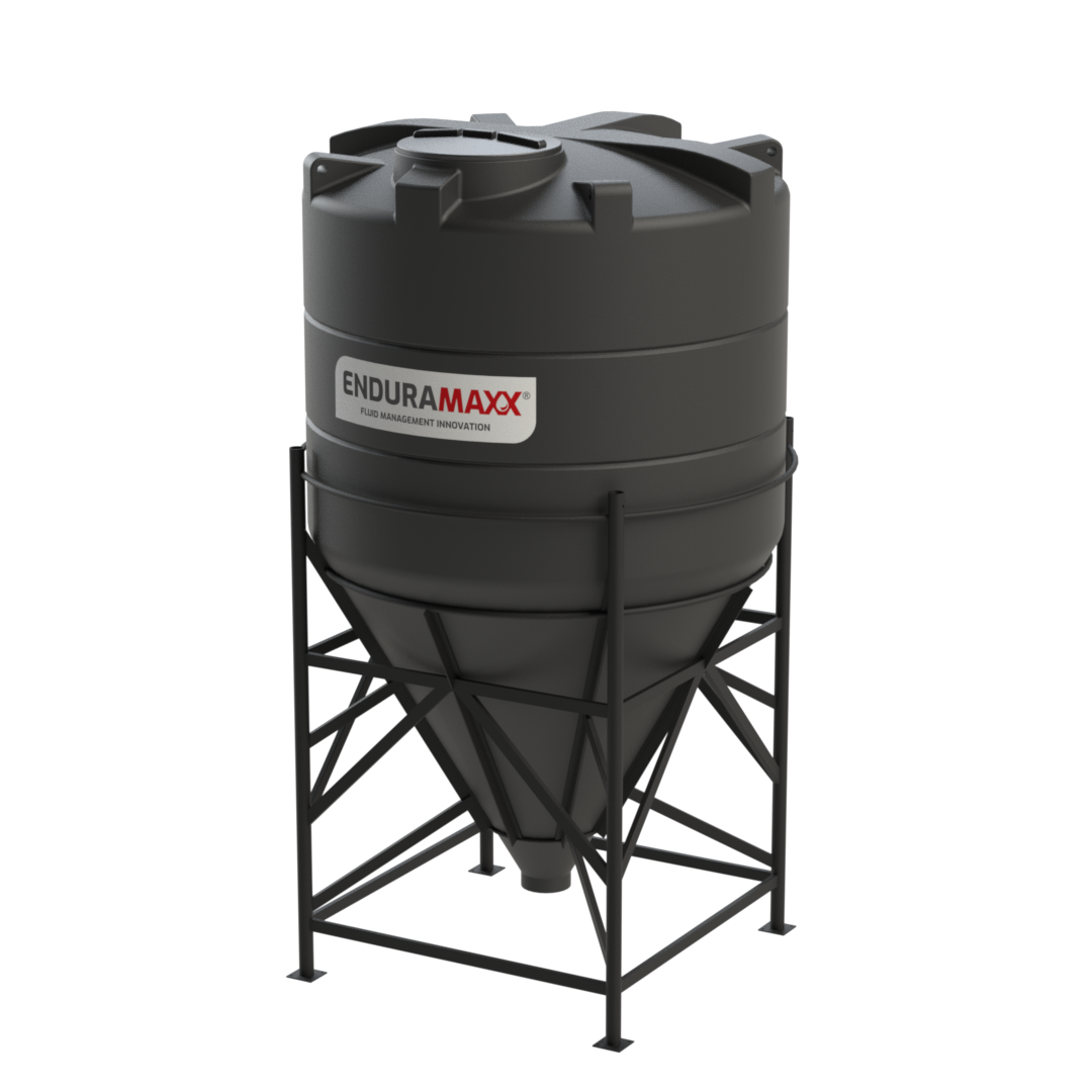 Enduramaxx 6000 Litre 60 Degree Cone Tank With Frame | Tanks R Us