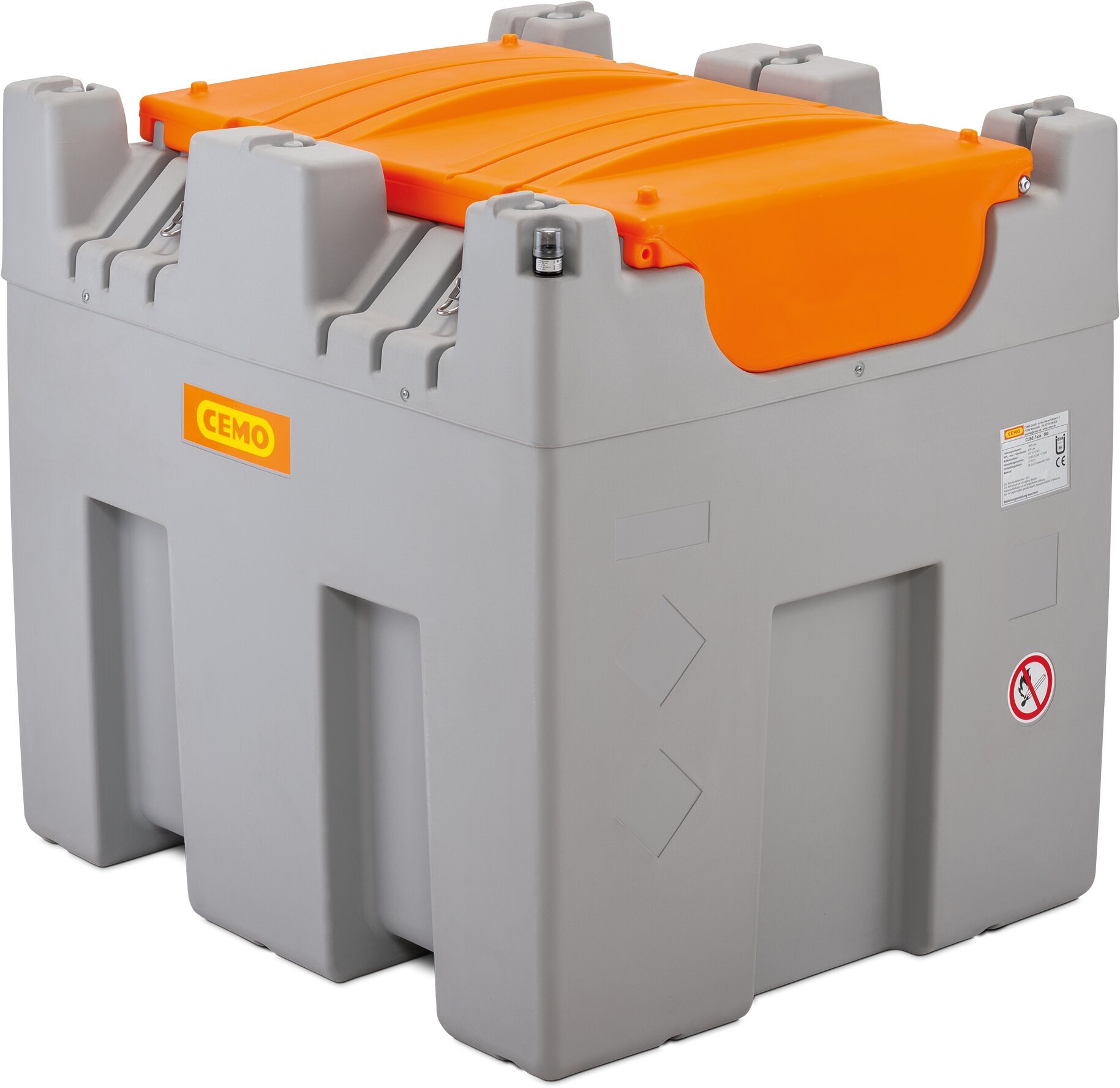 Cemo 980 Litre Bunded Outdoor Basic Mobil Cube | Tanks R Us