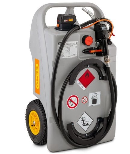 Cemo 100 Litre Diesel Trolley With 18v Pump And CAS Battery | Tanks R Us